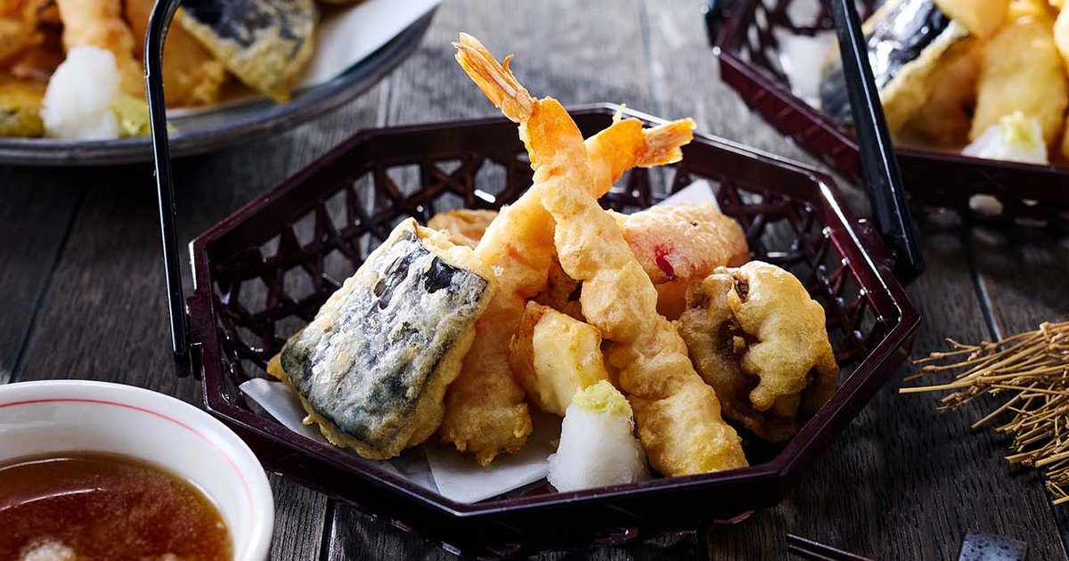 Tempura mit Meeresfrüchten und Gemüse | Rezept | Kikkoman