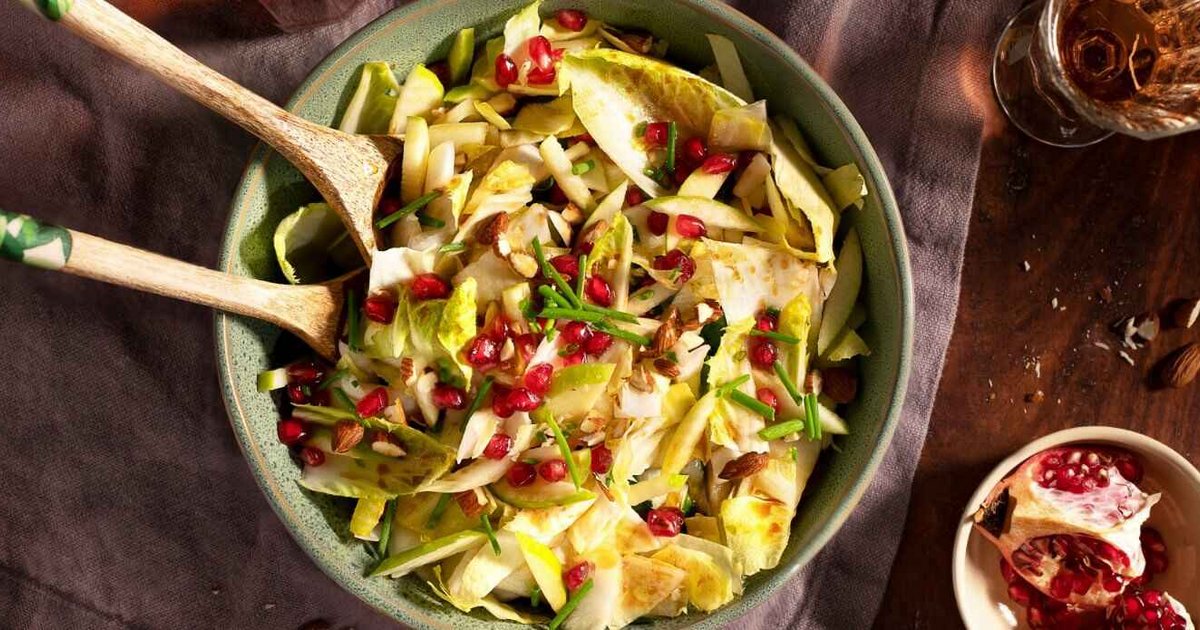 Erfrischender Chicorée-Salat | Rezept | Kikkoman