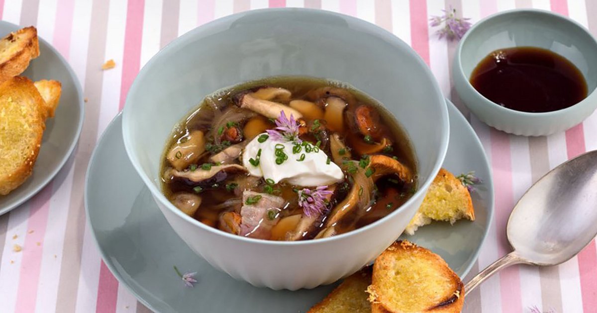 Pilzsuppe | Rezept | Kikkoman